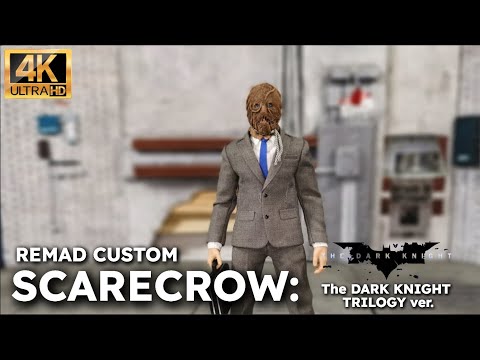 Remad Custom ScareCrow Dark Knight Trilogy 1/12 action figure Unboxing & REVIEW #scarecrow #batman