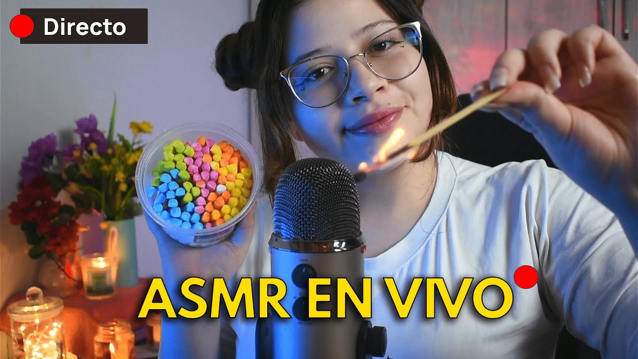 ASMR 🔥 en VIVO para DORMIR - ASMR🪔 limpieza energética + Ley de la ...