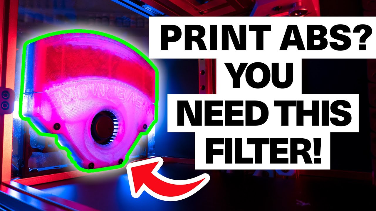You need this Carbon filter for your 3D Printer! - YouTube