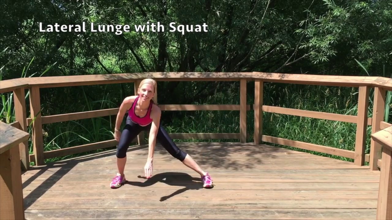 Lateral Lunge with Squat - YouTube