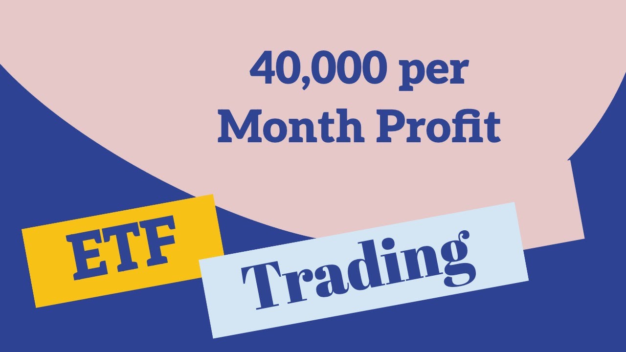 ETF Trade Profit Booking | 40000 Per Month | ETF Strategies - YouTube