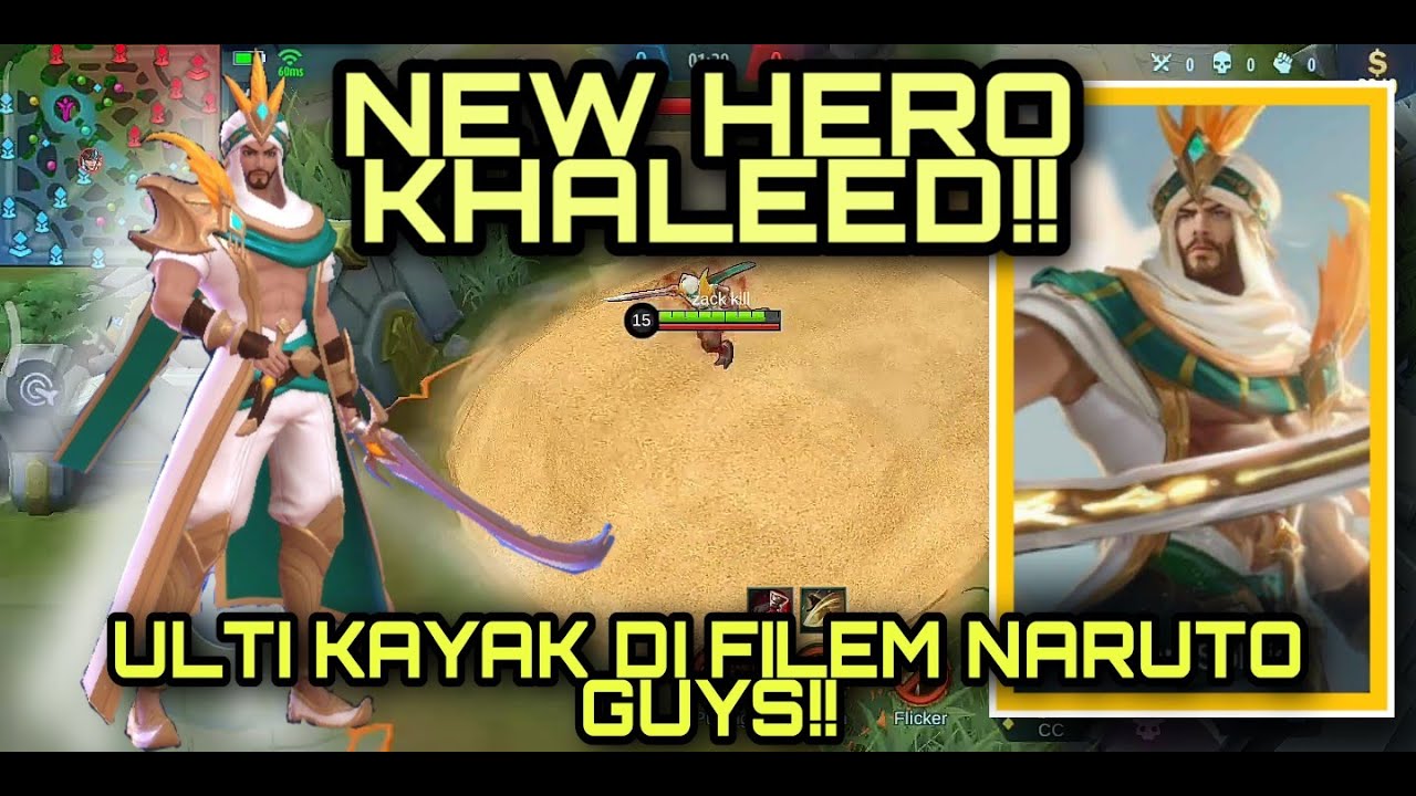 NEW HERO KHALEED!!! | SKILL PASIR YANG MENAKJUBKAN | ROLE FIGHTER ...