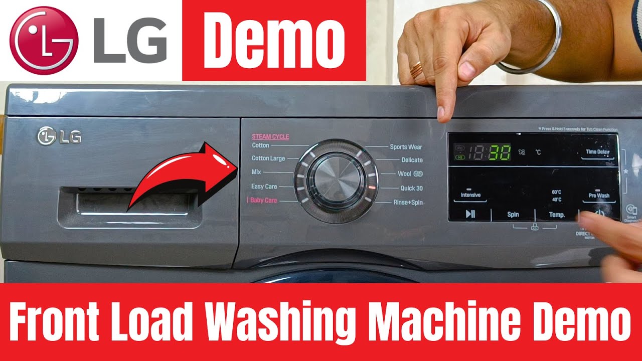 Lg washing machine fully automatic demo 2024 ⚡ Lg Fully Automatic Front ...