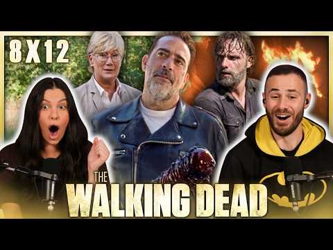 NEGAN VS RICK WITH A FLAMING LUCILLE!!!! 🔥 | The Walking Dead 8x12 Reaction