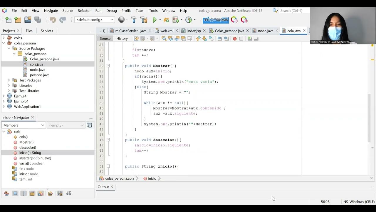 COLAS EN JAVA NETBEANS - YouTube