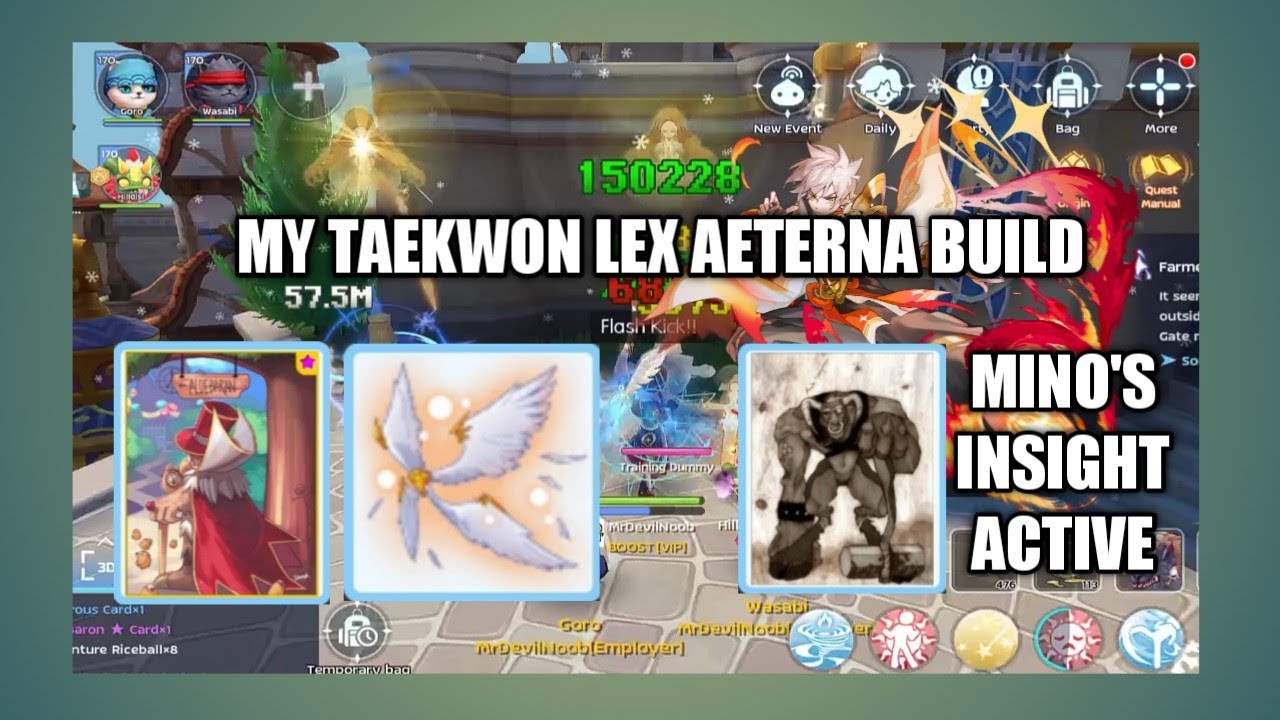 My Taekwon Lex Aeterna Full Build - Ragnarok Eternal Love - YouTube