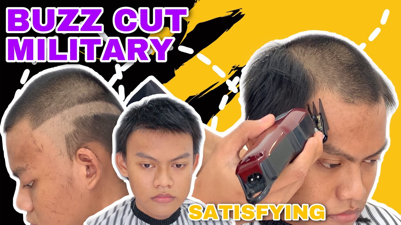 Buzz Cut militer by Yaybarbers - YouTube
