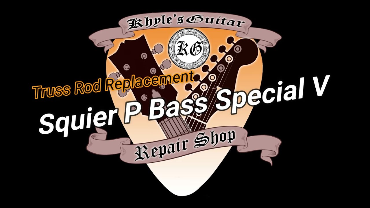 Squier Standard P-Bass Special V Truss Rod Replacement Vlog#11 - YouTube