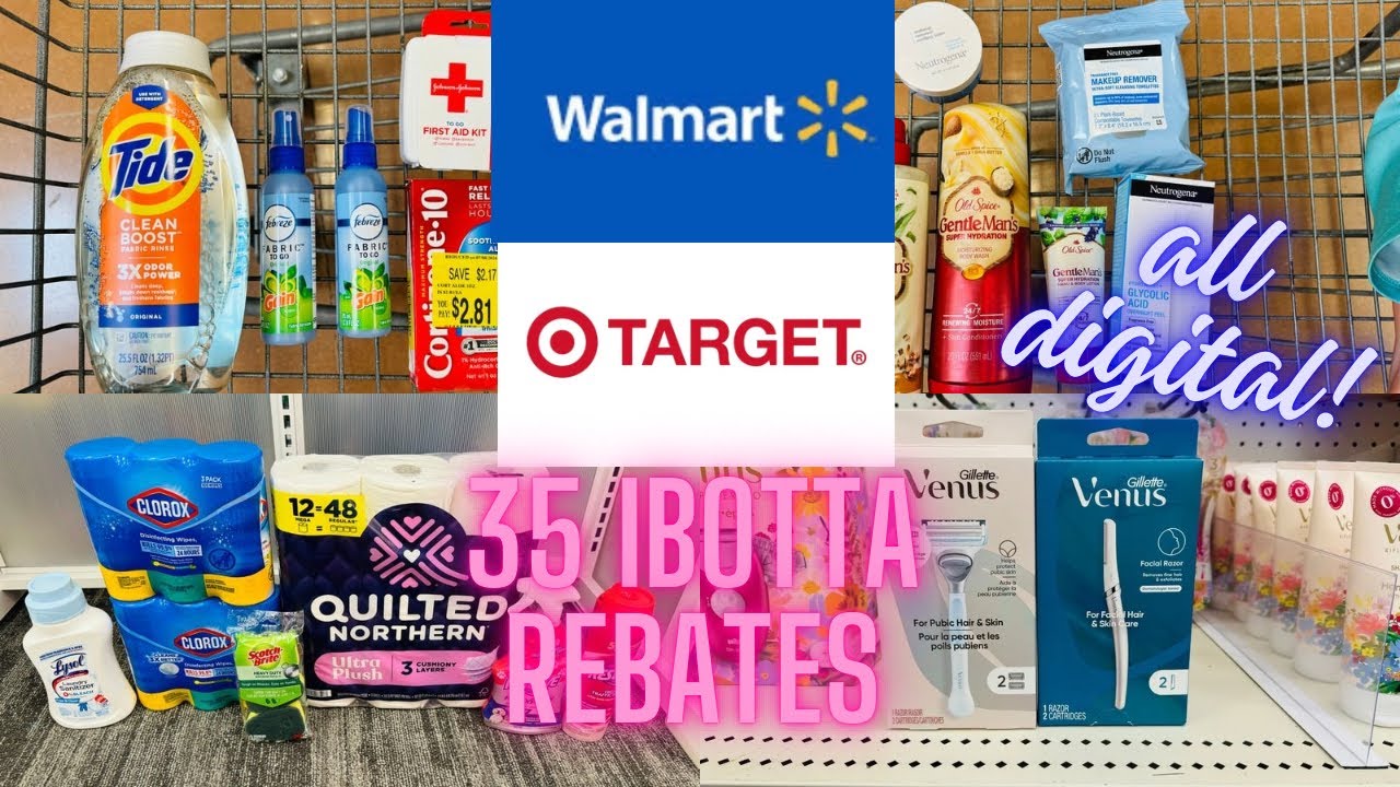 Walmart and Target Haul Round 2 7/7-7/13! All digital! 35 IBOTTA ...