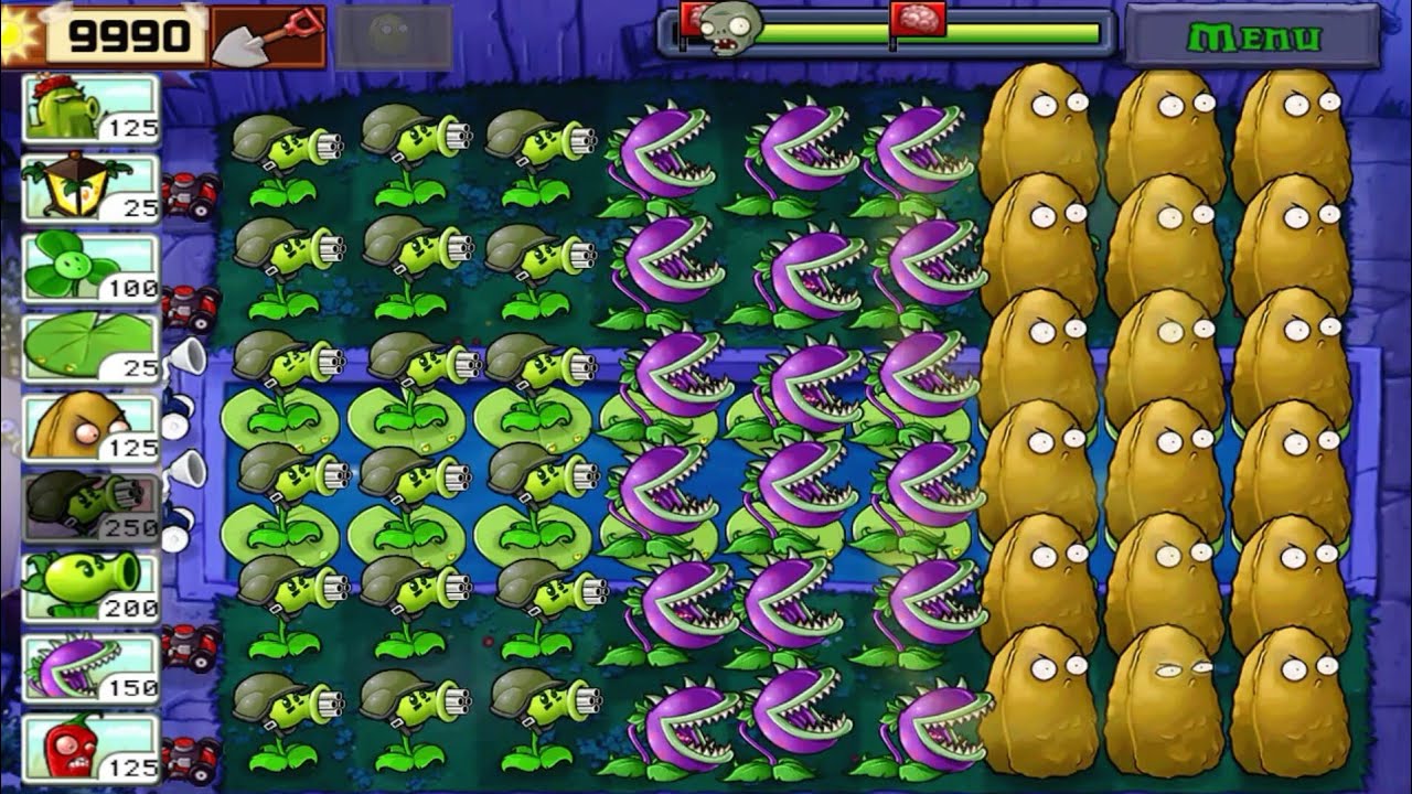 Plants vs Zombies || Adventure Fog Gameplay [ Level 1 ] Full HD1080P ...