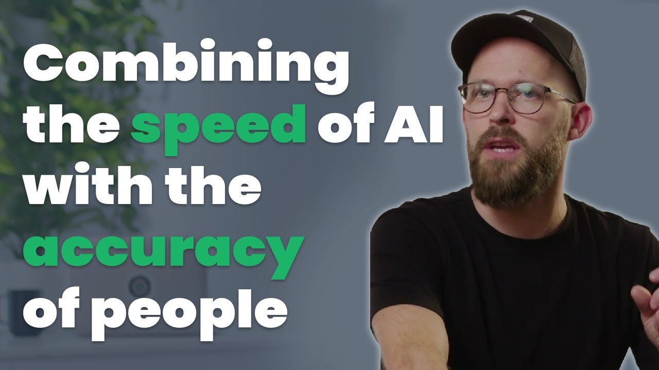 Combining the speed of AI with the accuracy of people - YouTube