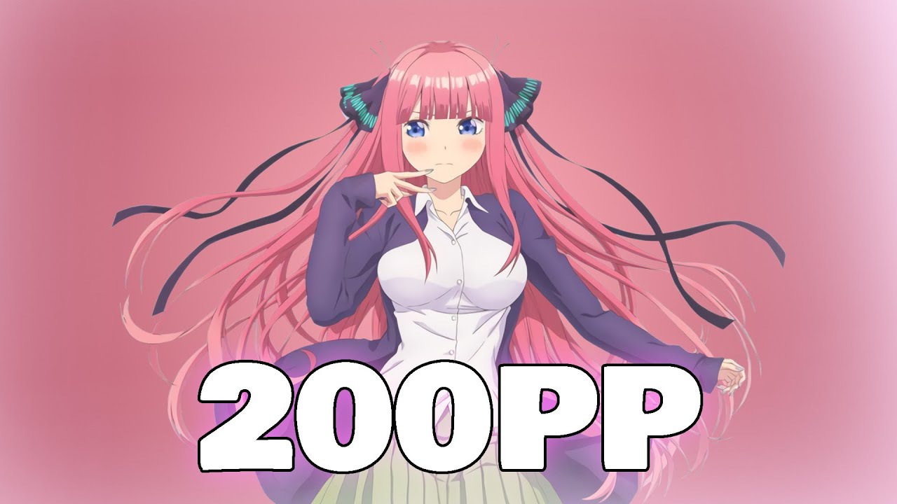 6 digit get 200PP by playing his Favorite Anime Song - YouTube