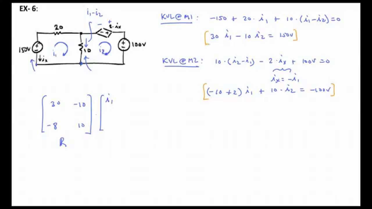 NA 6 Mesh Analysis Solving Circuits With Dependent Voltage Sources na-6-mesh-analysis-solving-circuits-with-dependent-voltage-sources