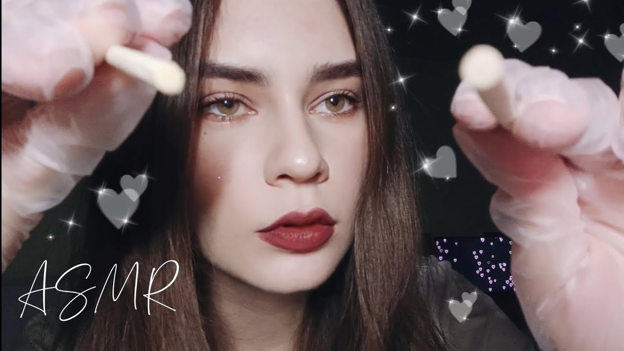 LUNA asmr | Массаж палочками и осмотр в перчатках 💆🏽‍♀️ - YouTube