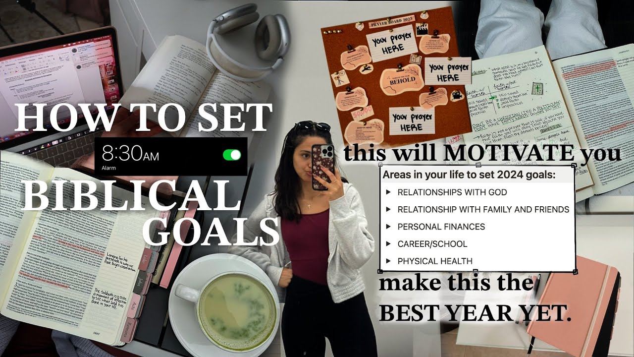 how to set 2025 NEW YEAR GOALS with GOD: prayer boards, productive ...
