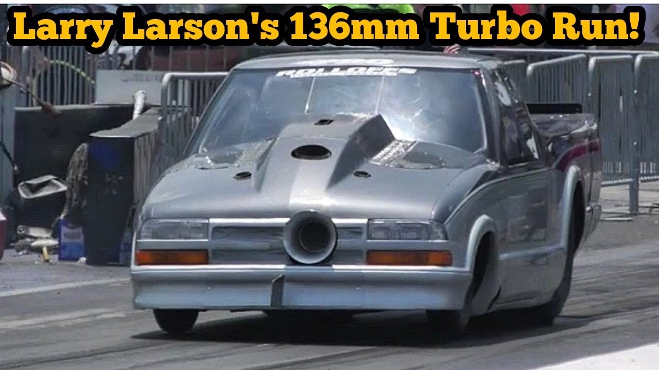 Larry Larson's 136mm Turbo Run at Memphis No Prep Kings 2 - YouTube