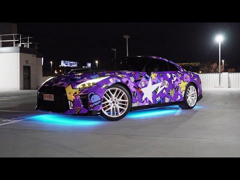 NISSAN GT-R BYVIRUZZ Full Wrap - YouTube