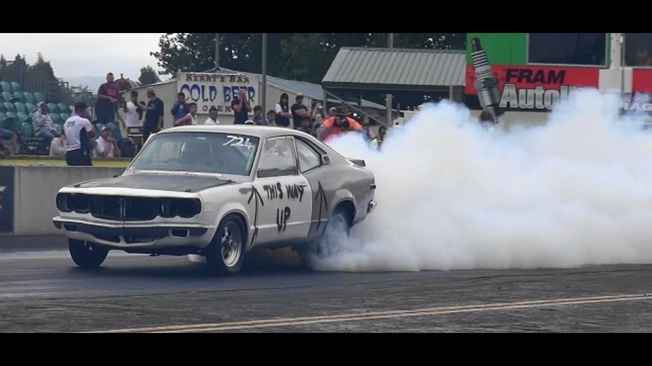 DRAG RACING BURNOUTS AT V 4 & ROTARY NATIONALS NZ 26.1.2014 - YouTube
