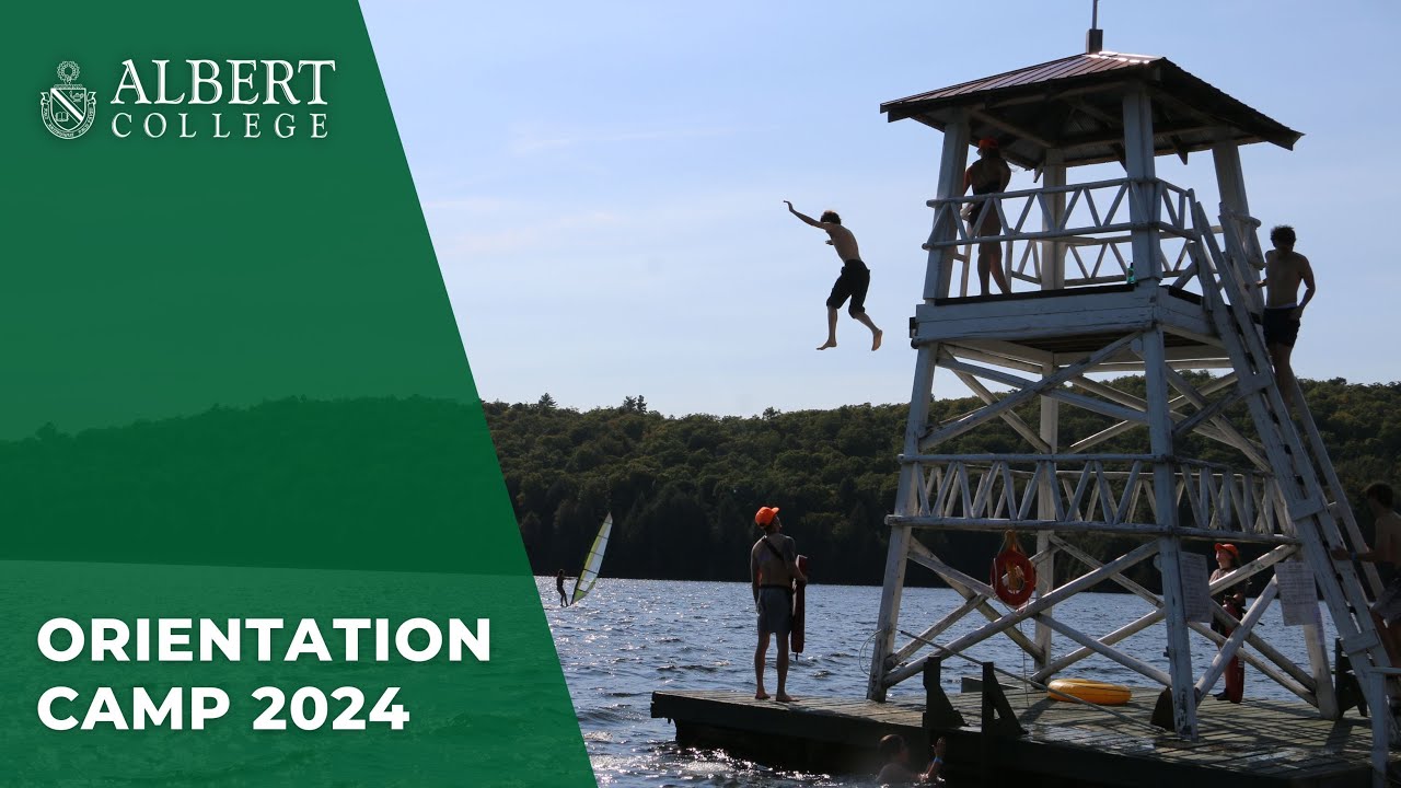 Albert College | Orientation Camp 2024 - YouTube