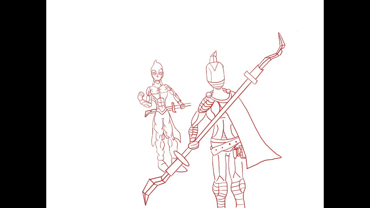 Battle scene drawing - YouTube
