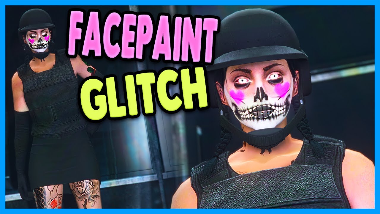 *RARE* HALLOWEEN FACE PAINT GLITCH🖤 | GTA 5 ONLINE - YouTube