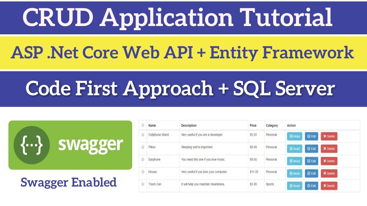 Aspnet Core Web Api Crud Operations In Rest Api Using Entity