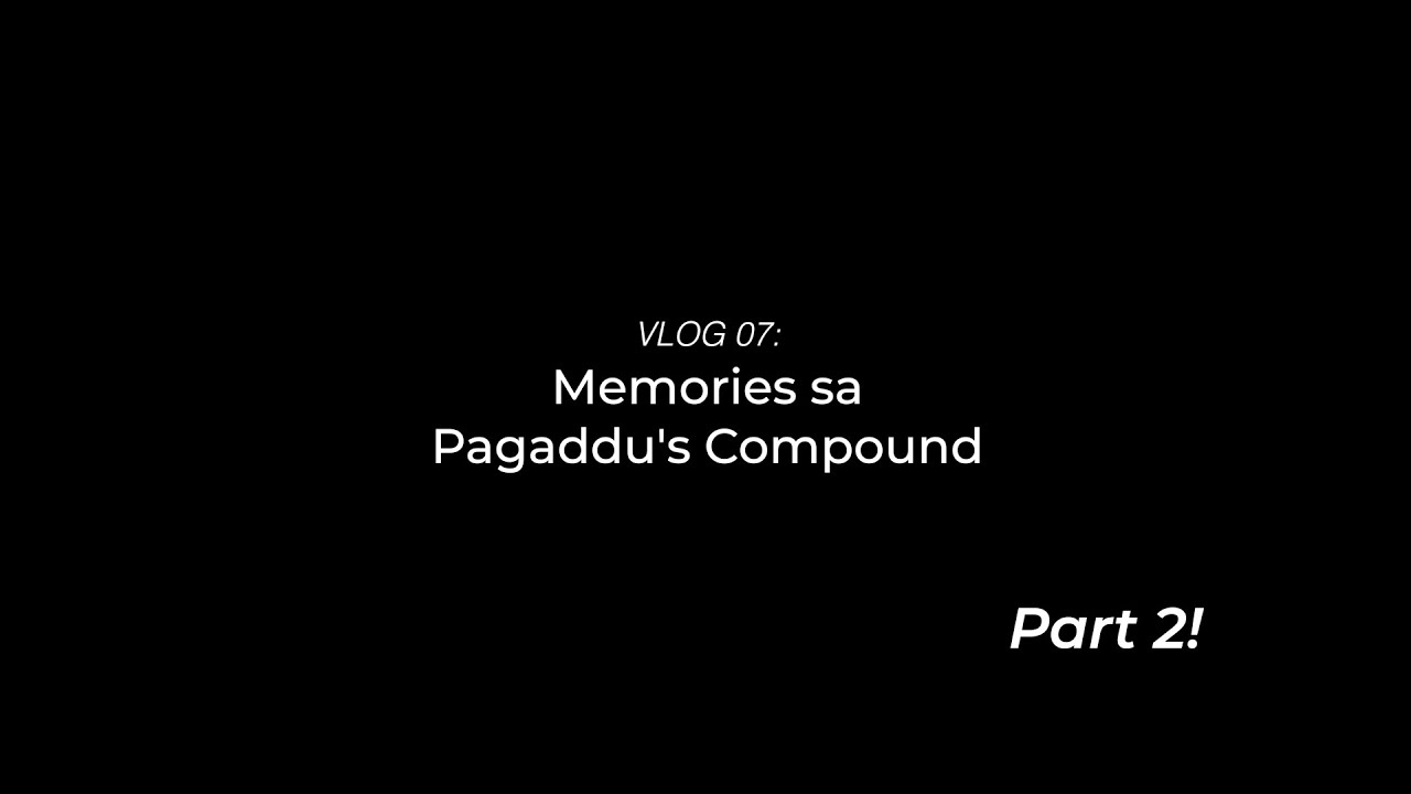 Vlog 07: Compound Memories (Part 2) - YouTube