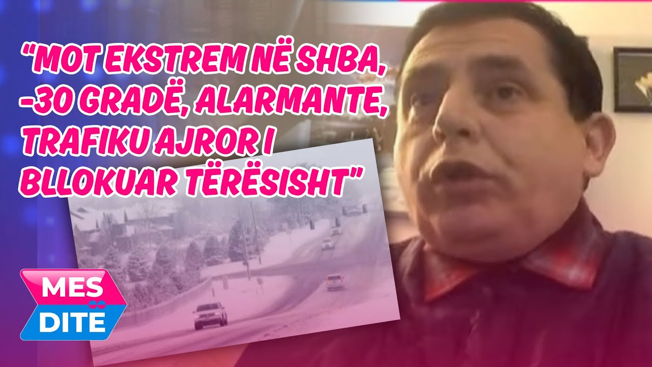 “Mot EKSTREM në SHBA, -30 gradë, alarmante, trafiku ajror i bllokuar ...