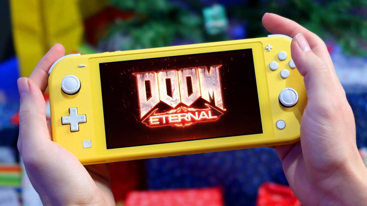 NO SABÍA que el juego DOOM Eternal FUNCIONA ASÍ en una Nintendo SWITCH ...