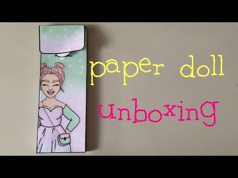 paperdiy 🎀lucu bajunya bisa di bongkar pasang | unboxing | paper doll ...