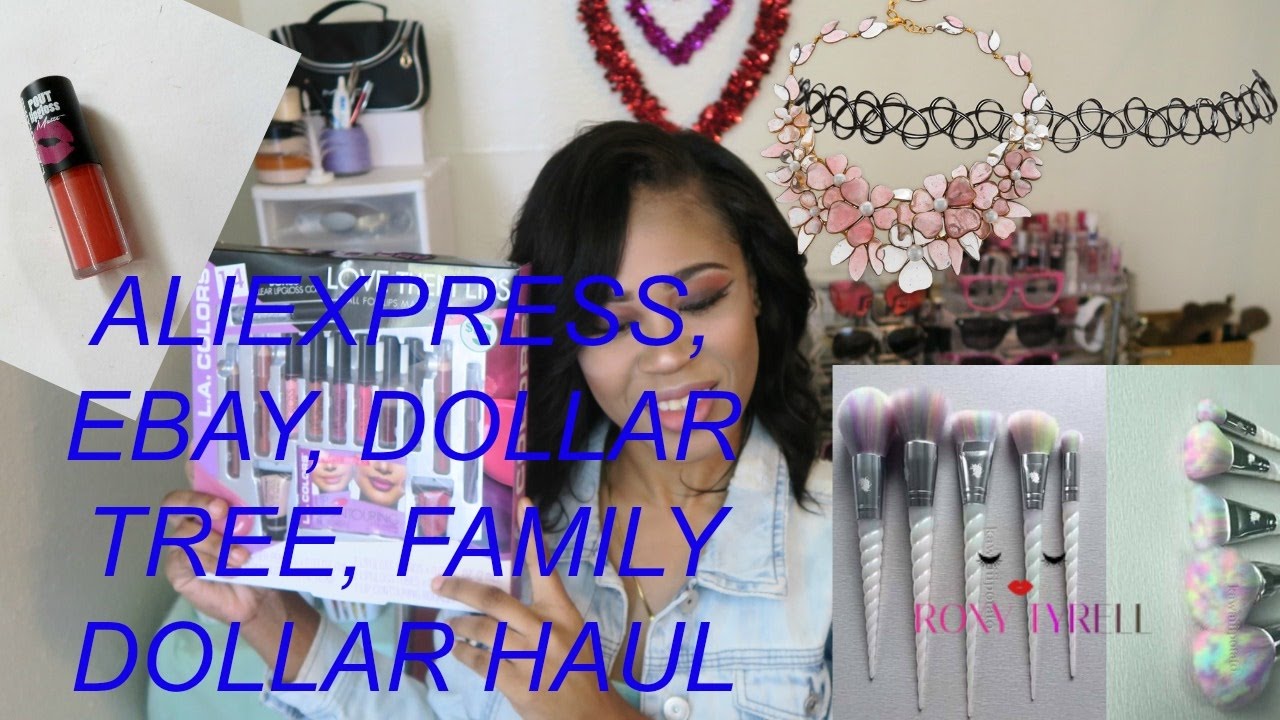 DIRT CHEAP HAUL: ALIEXPRESS, EBAY, DOLLAR TREE, FAMILY DOLLAR | ROXY TYRELL - YouTube