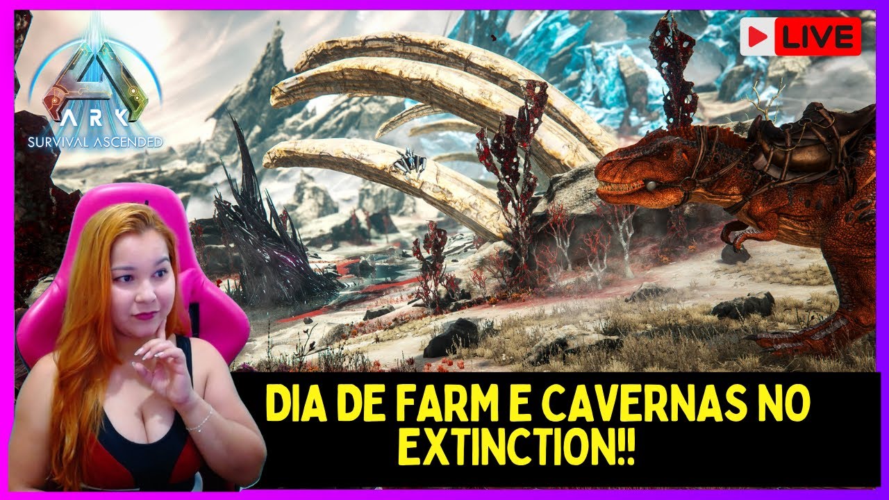 Ark Ascended - Mapa Extinction - Preparando para enfrentar os titans !discord !pix !membro - YouTube
