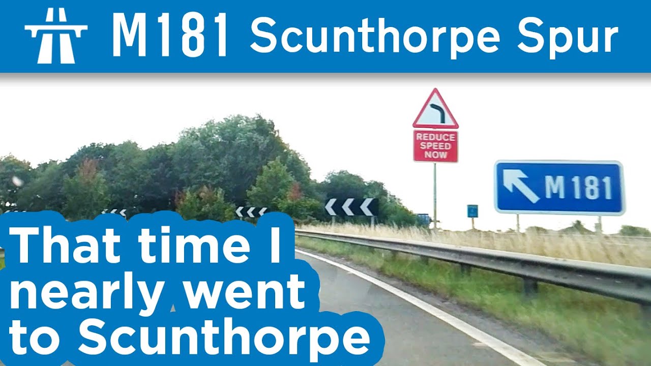 M181 - Before the roundabout went in - YouTube