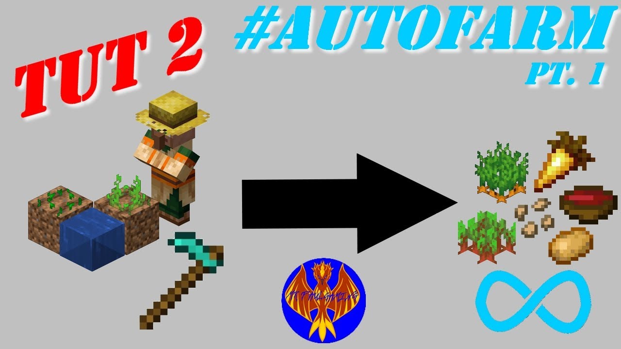 Minecraft da 0 TUTORIAL 2 #AUTOFARM pt. 1 - YouTube