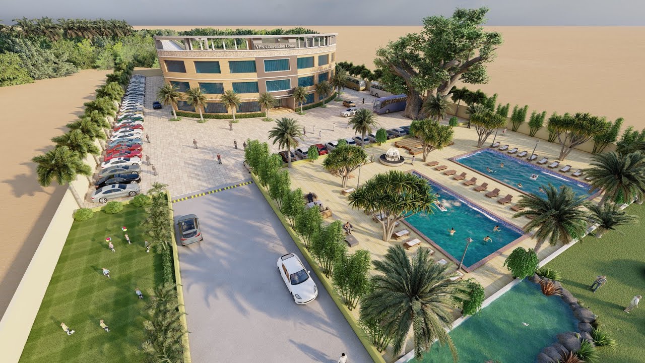 Resort Walk trough model with landscape ideas Star Hotel models# ...