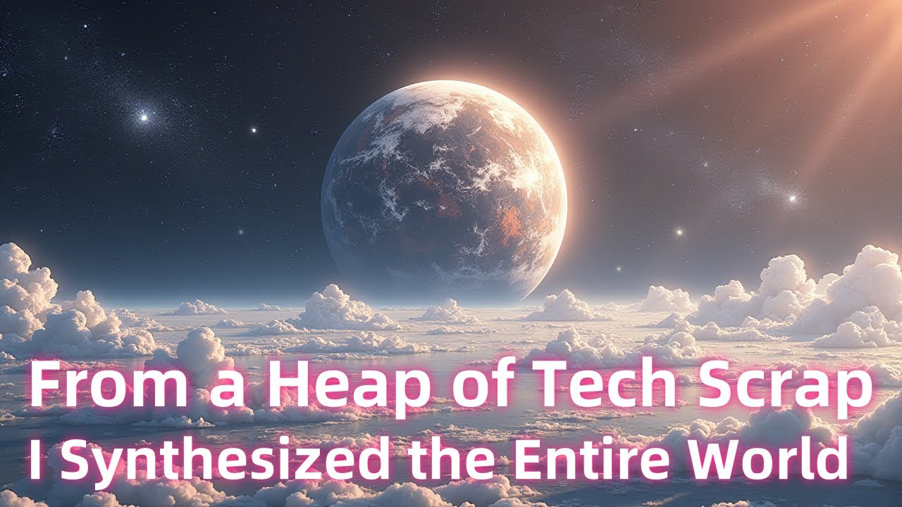 From a Heap of Tech Scrap, I Synthesized the Entire World - YouTube
