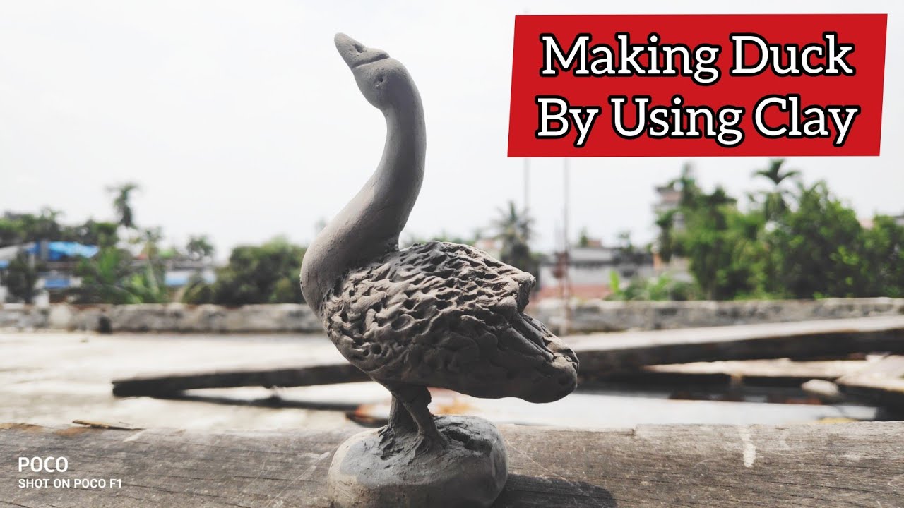 How To Make A Duck By Using Clay 2020 || Easy Way To Make Clay Duck ...