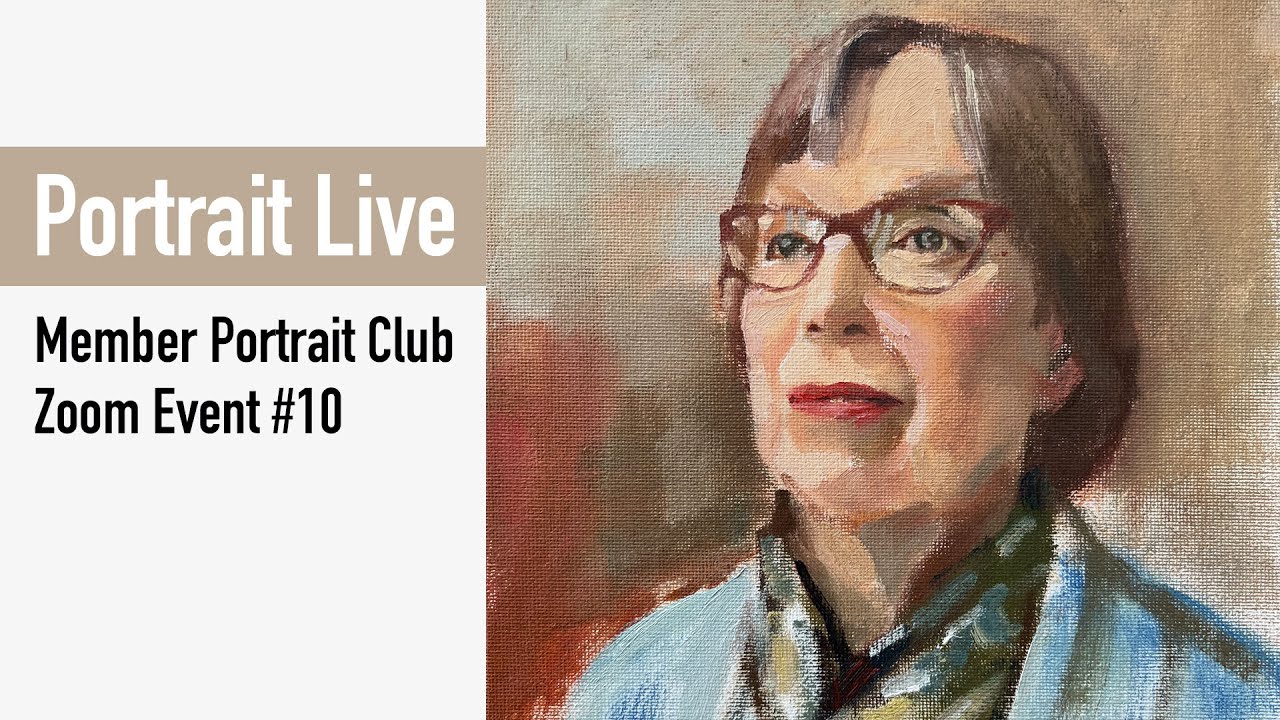 Live portrait painting with oil - YouTube