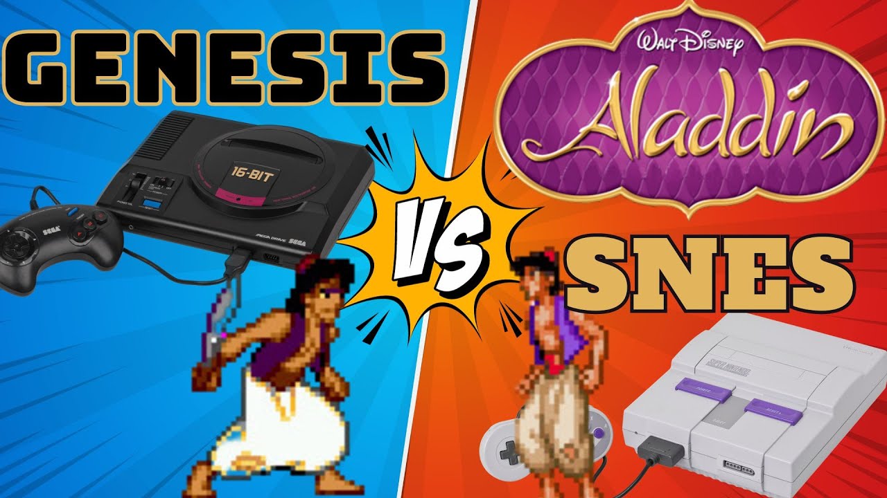 Aladdin Showdown: SNES vs Sega Genesis - Which is the true Classic ...