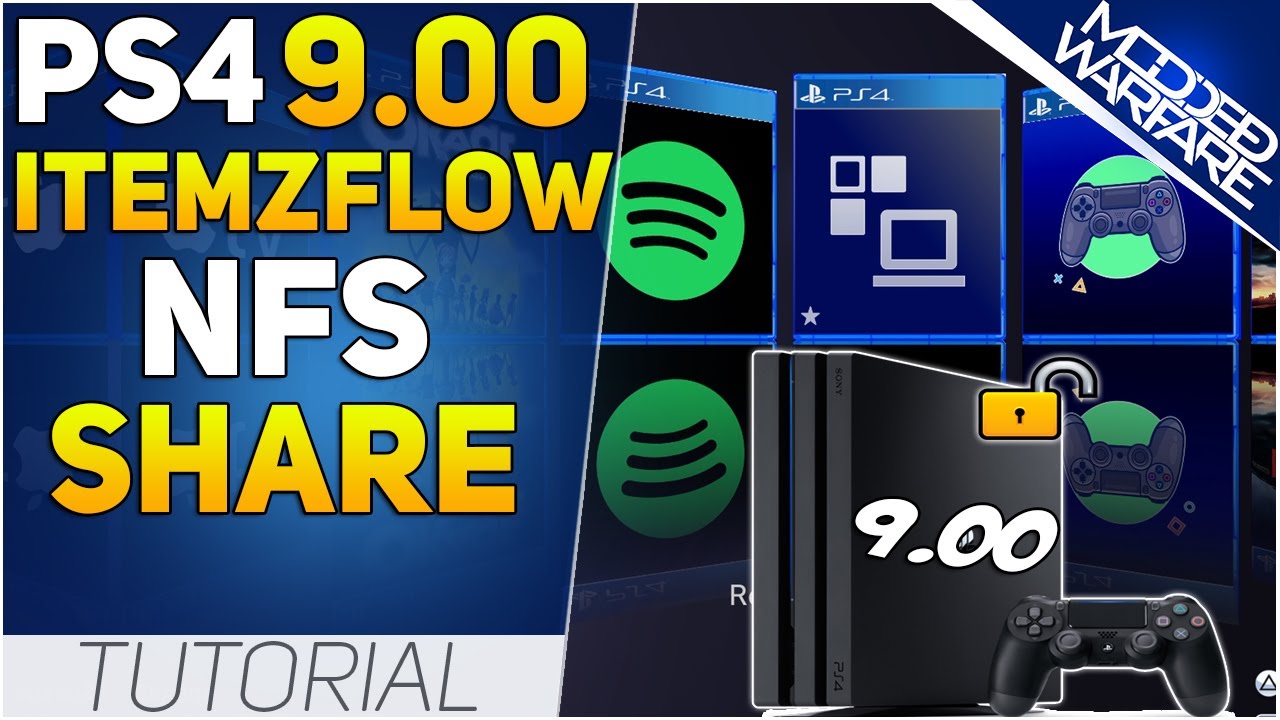 Run & Install PS4 Apps from a Network Share in Itemzflow - YouTube