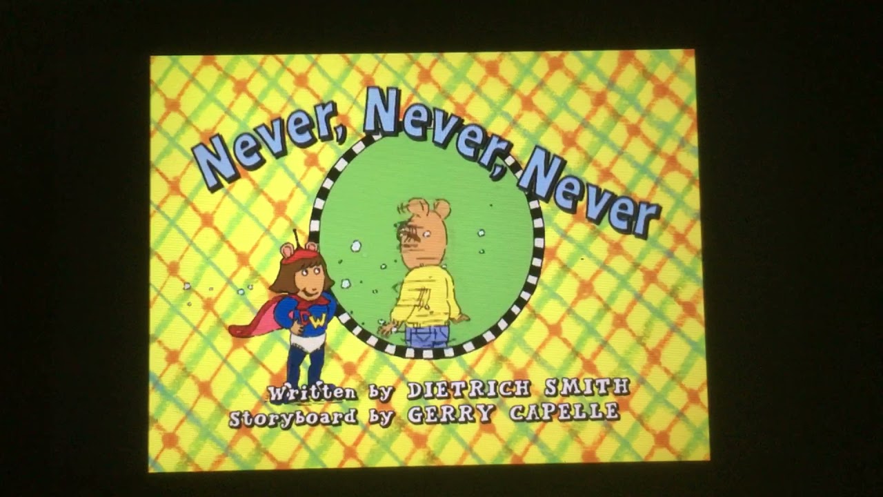 Arthur never never never title card - YouTube
