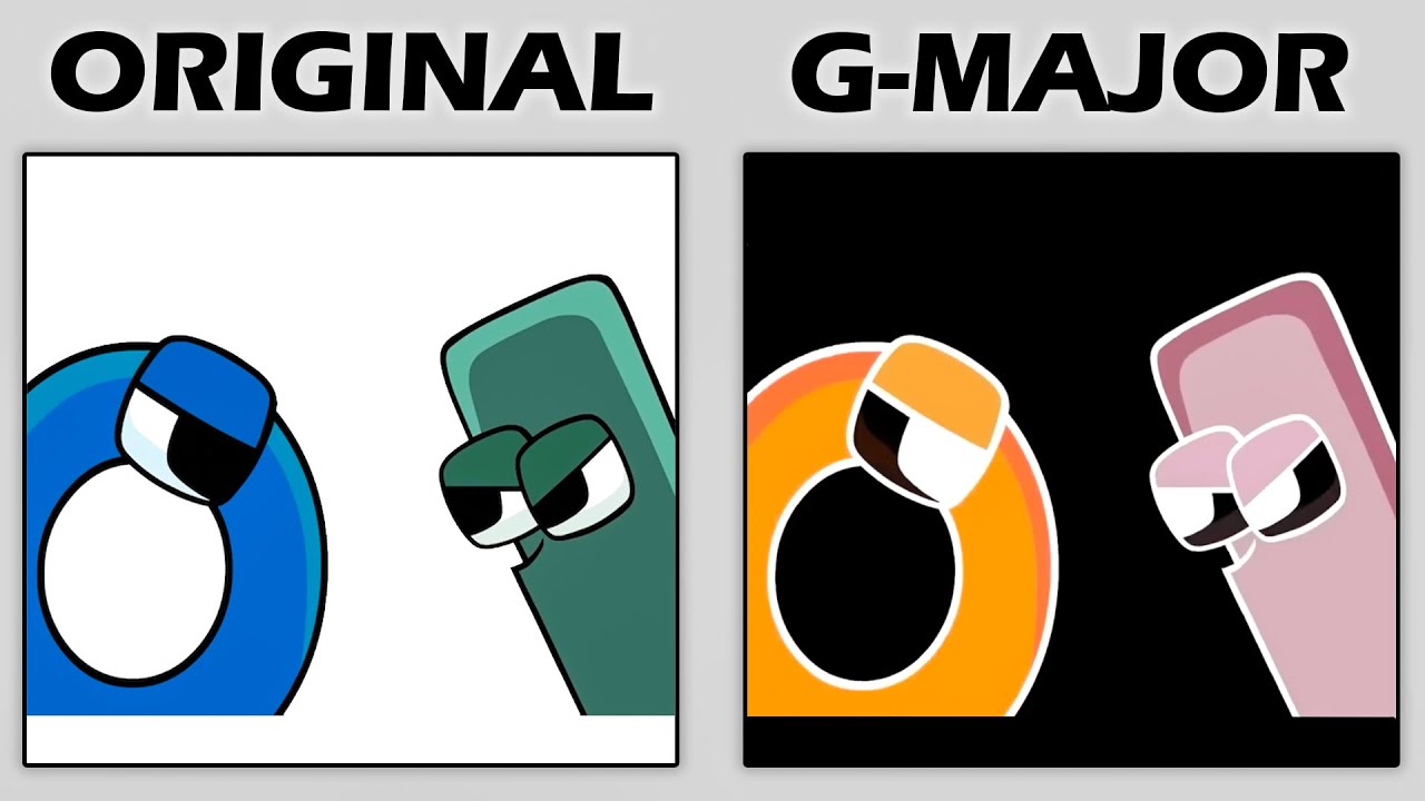 Original vs Alphabet Lore in G-Major Comparison #7 - YouTube