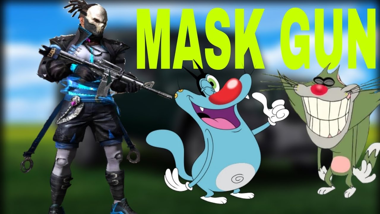 Oggy and Jack playing Mask Gun - YouTube