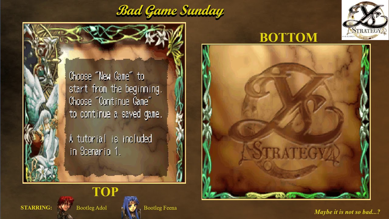 [9/29/19] Bad Game Sunday: Ys Strategy (Nintendo DS) Part 6 - YouTube