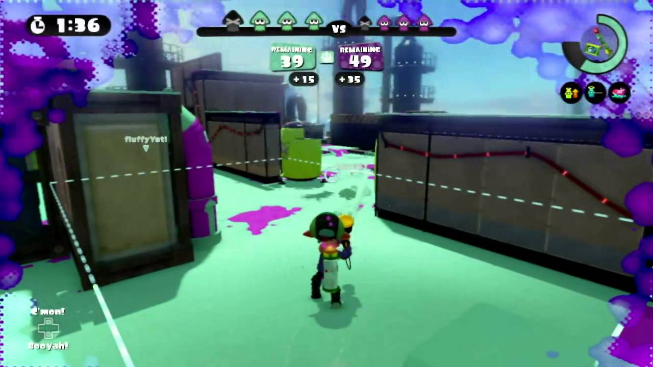 Splatoon - Online Splat Zone Saltspray Rig - YouTube