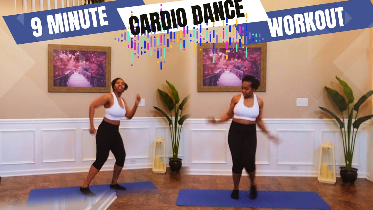 9 Minute Cardio Dance WORKOUT🎶(Burn Arm, Leg & Belly Fat ) - YouTube
