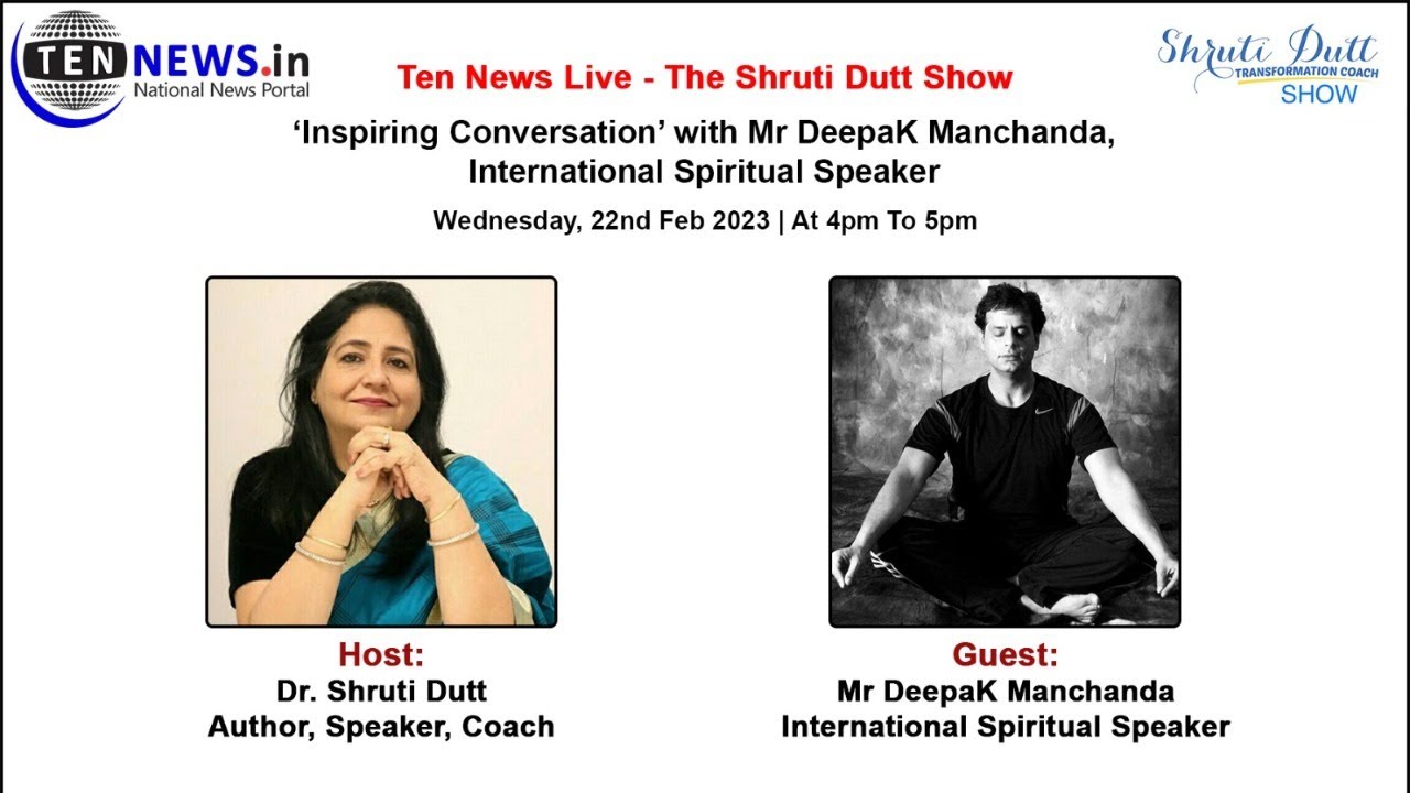 Inspiring Conversation with Mr Deepak Manchanda, International ...