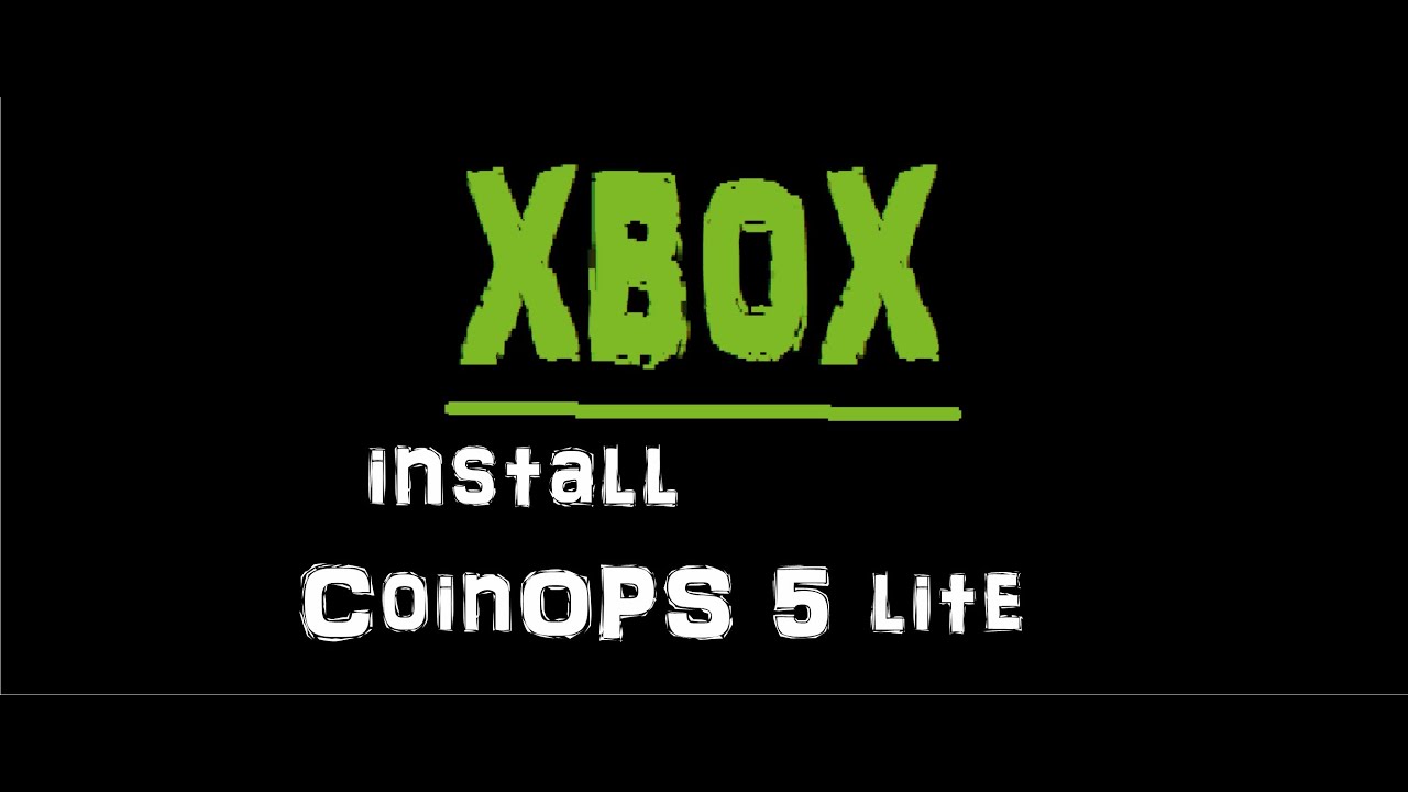 CoinOPS 5 Lite installation on an Xbox with a stock 8GB HDD - YouTube