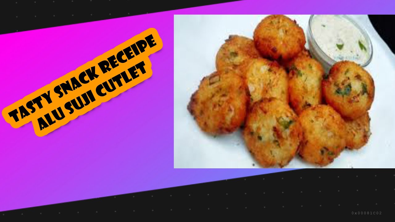 Alu Suji Cutlet | Alu Receipes | Snack Receipes | Alekhya's Kitchen ...