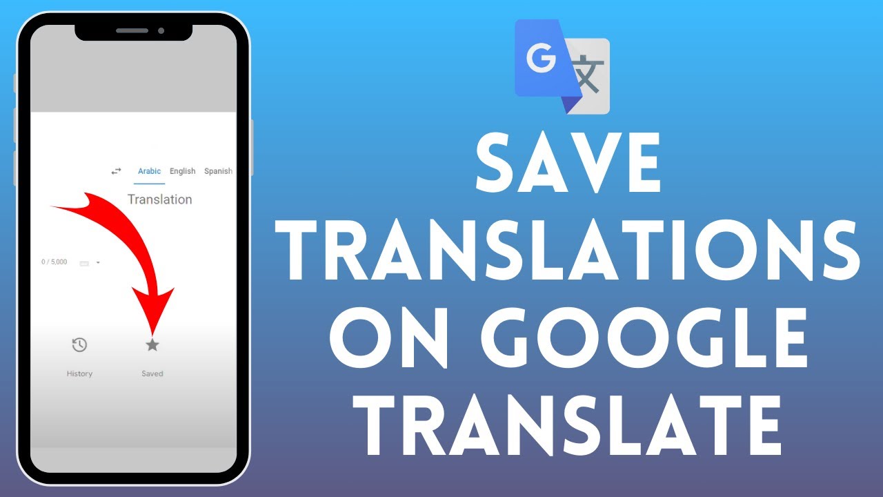 How To Save Translations On Google Translate 2024 - YouTube